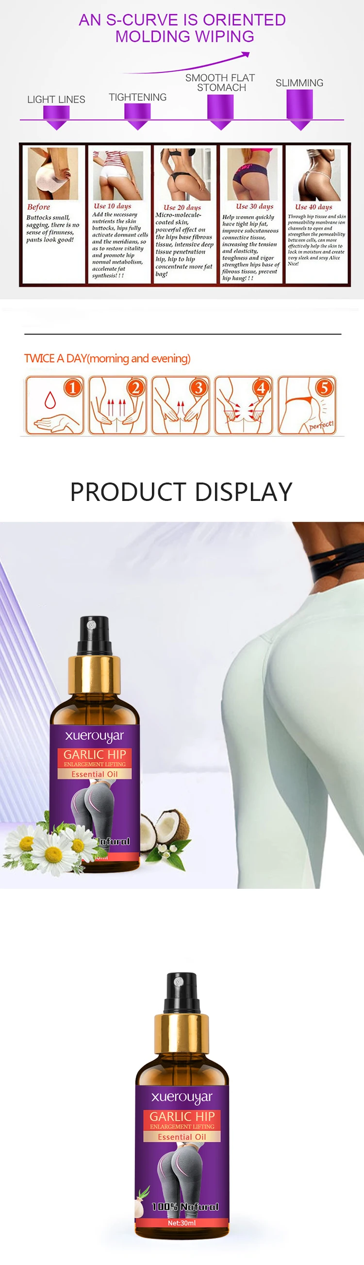 OEM ODM Body Care Effective No Side Effects Garlic Bigger Buttock ...
