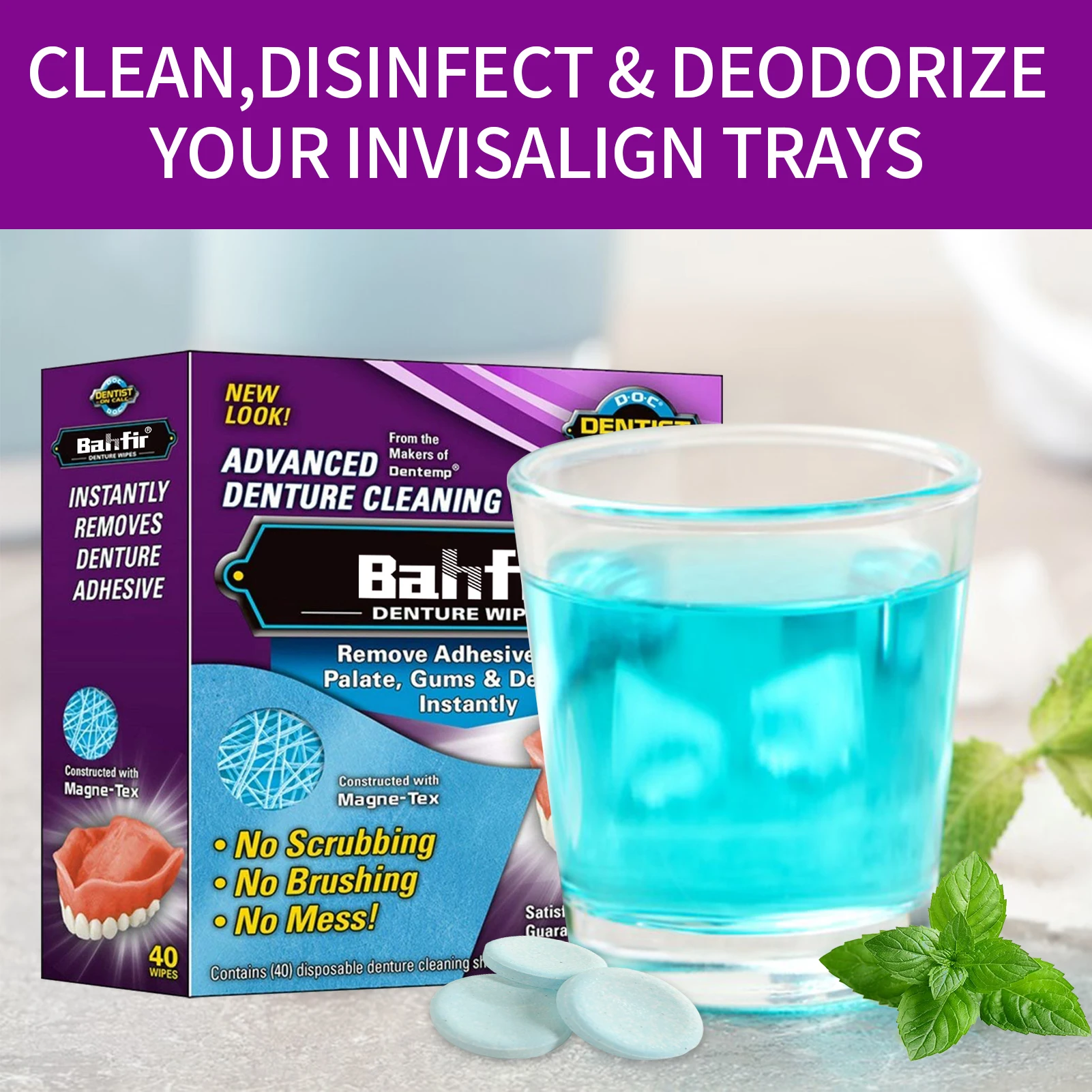 Dental Teeth Retainer Cleaner Tablets,A Private Label And Premium ...