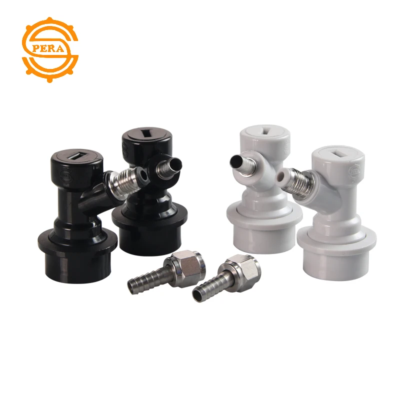 Homebrew Beer Keg Connector Dispenser Ball Lock Keg Swivel Nut Tools