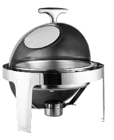 Food Buffet Display Round Rectangle Roll Top Chafing Dish Buffet Set ...