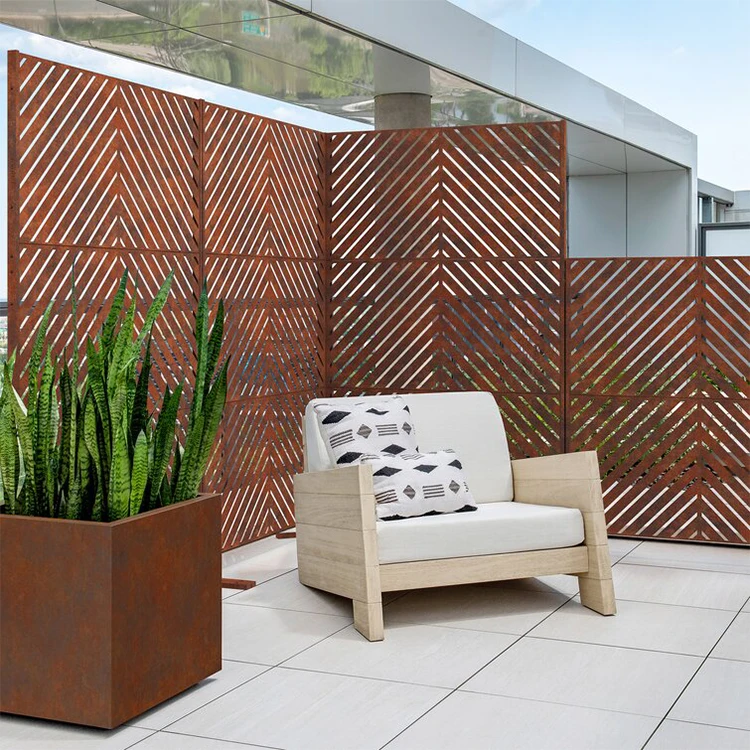 Patio Decoration Corten Metal Cladding Systems Corten Steel Screens ...