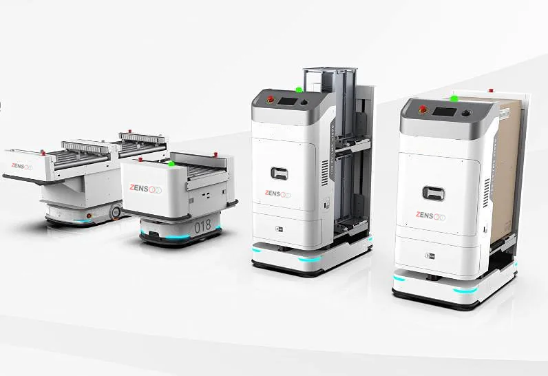 Zens-a4 Srt Laser Automated Guided Vehicle Agv Robot For Factory And ...