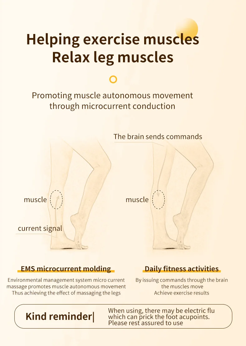 Rs Smart Folding Electric Ems Foot Massager Pad Mat Machine ...