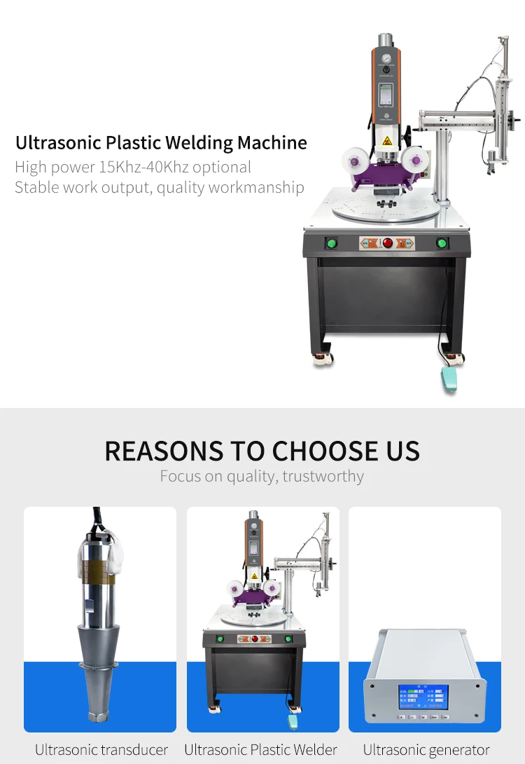 Ultrasonic Plastic Welding Machine - Versatile & Efficient