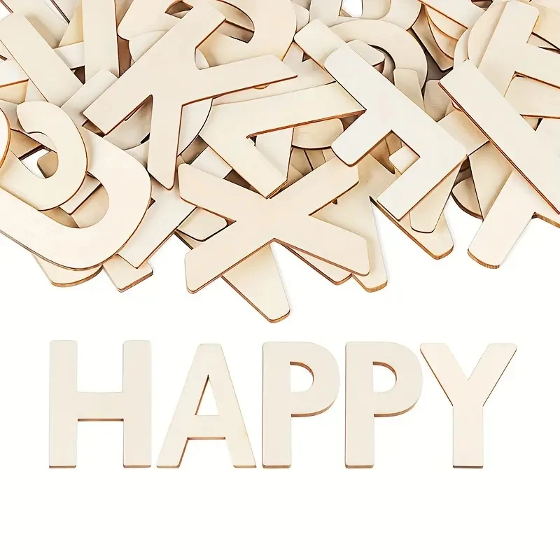 Wooden Decorative Alphabet Letters Wood Letter For Diy Crafts Home ...