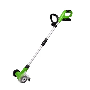 Vertak 18v Cordless Garden Weed Sweeper 100mm Diameter Brush Telescopic ...