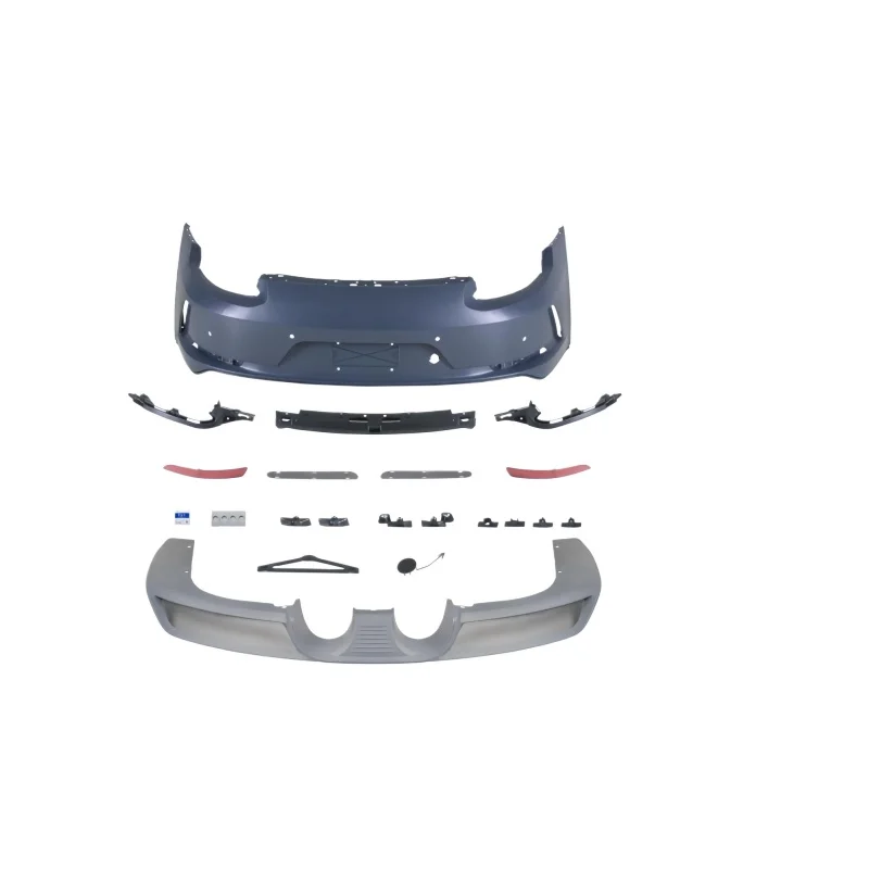 For Porsche 911 2012-2019 Upgrade To 991.2 Gt3 Rear Bumper Assembly ...