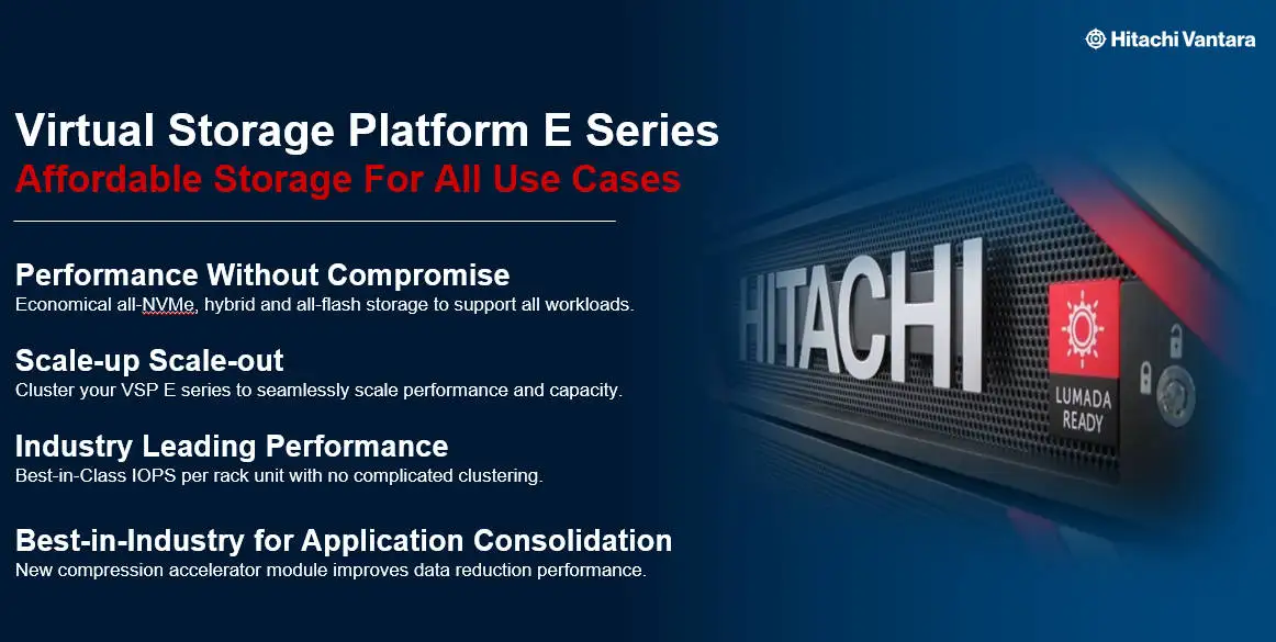 Hitachi VSP E790 - High-Performance Network Storage