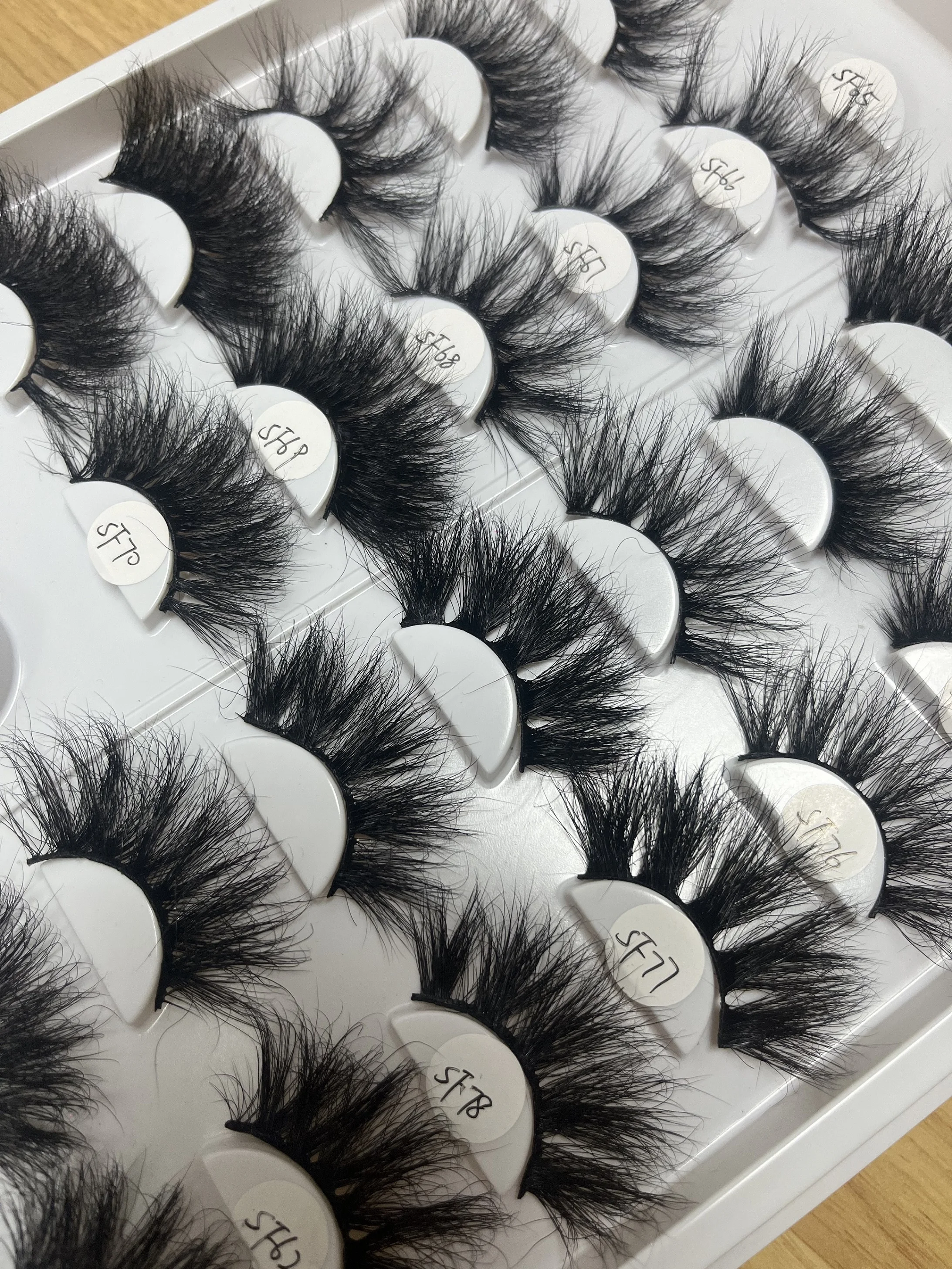 Wholesale Custom Lash Box 3d Bottom Full Strip Mink Lashes Dramatic Mink Eyelashes Vendors 3d ...