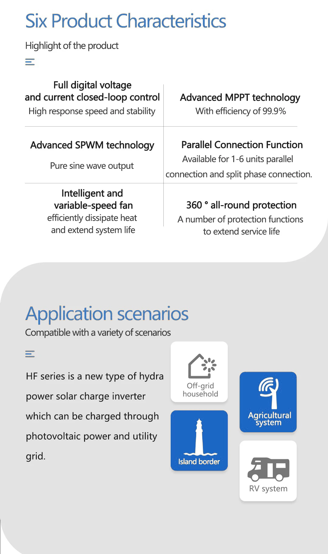 10KW Solar Hybrid Inverter - Efficient AC Power Solutions