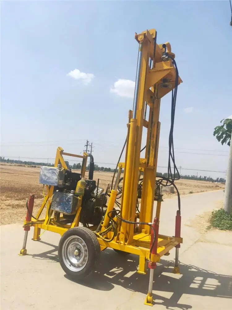 High Quality Double Power Hydraulic Geotechnical Drilling Machine