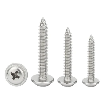 Din968 Stainless Steel Cross Recessed Pan Head Self-tapping Screws ...
