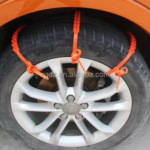 Car Winter Tire Wheels Emergency Slip Tyre Cable Belt Snow Chains Car ...