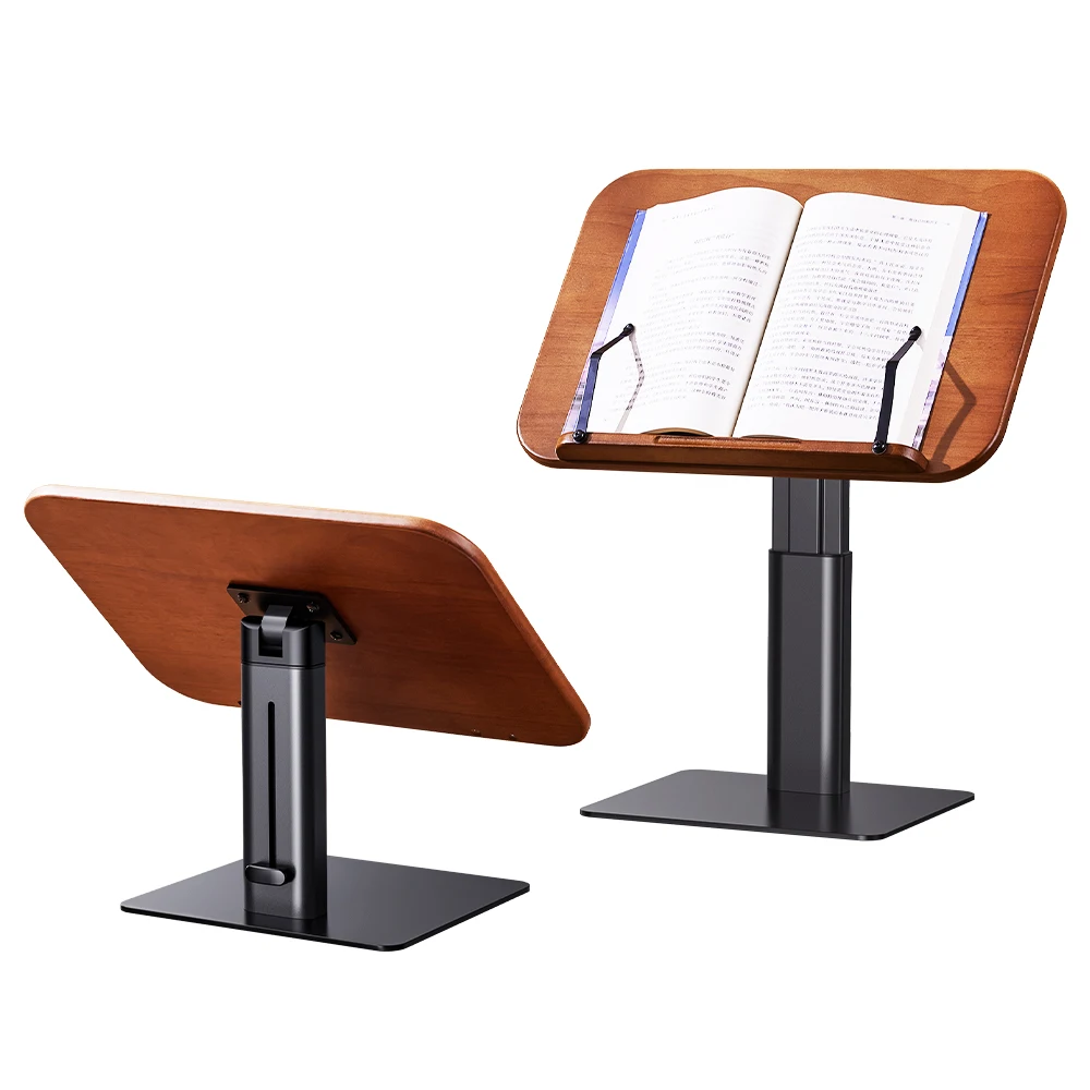 Hot Selling Height Adjustable Wooden Holder Wood Book Stand For Book ...