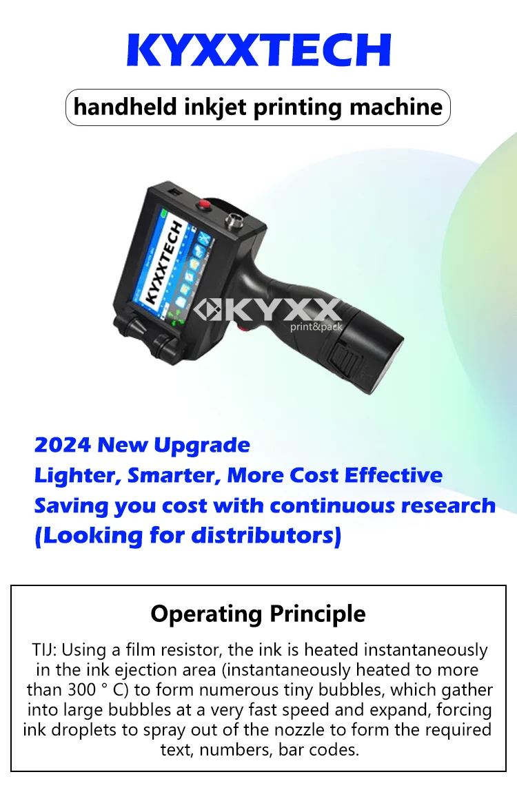 Handheld Encoder - Mini Portable Inkjet Printer for All Needs