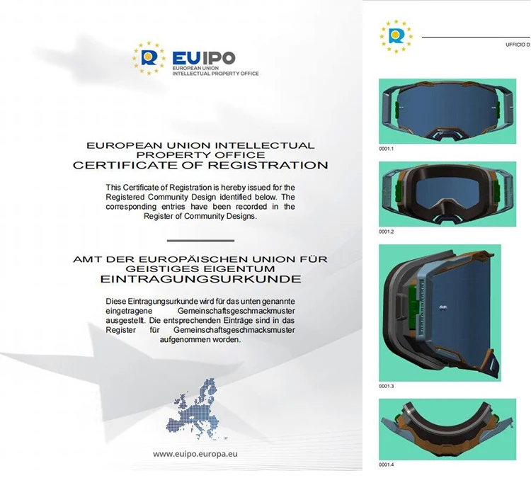 VEST MX906 Motocross Goggles - Easy Lens Change & Protection