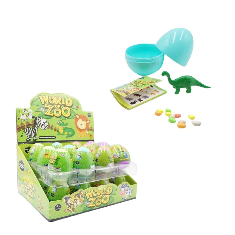 Teng Rui New Candy Toys Animal Surprise Egg Toy With Candy - Buy ...