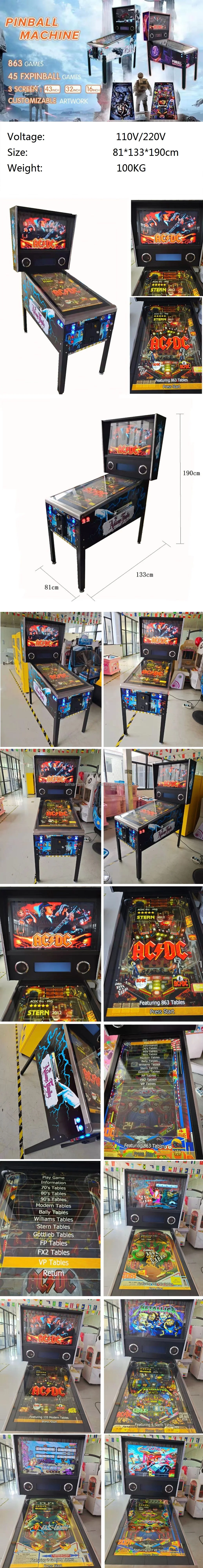 Neofuns Chinese Virtual Pinball Machine - 4K 49 Inch Screen
