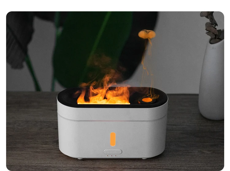 Flame Aroma Diffuser - Ultrasonic Humidifier with Aromatherapy