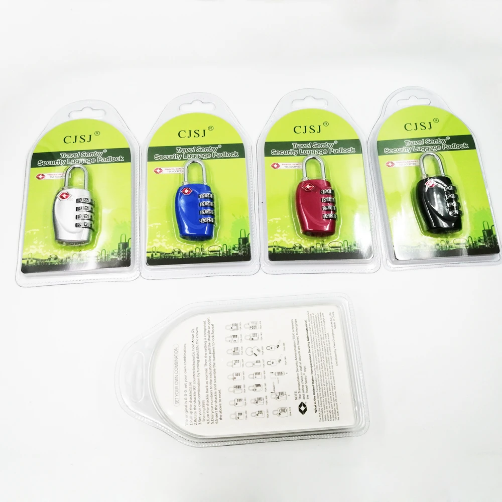 Tsa-330 Tsa Approved Logo Print 4 Digits Zinc Alloy Combination Tsa ...