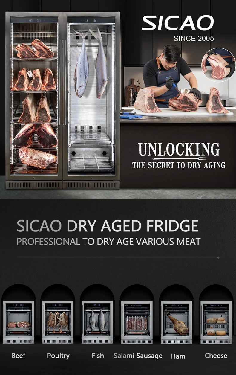 Beef Steak Dry Aging Cooler Dry Ager Meat Refrigerator Meat Aging ...