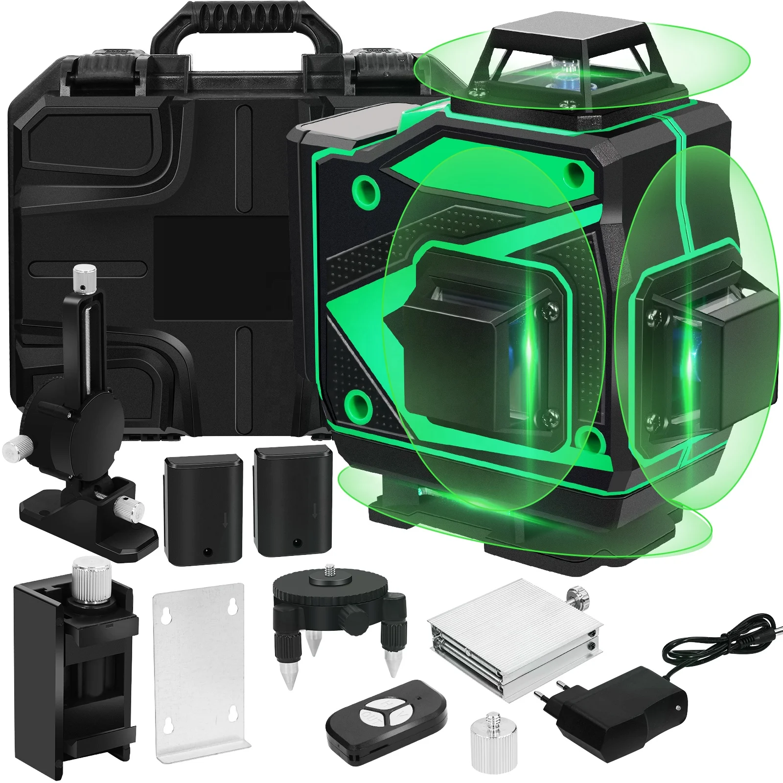 ACSTFR 4D Rotary Laser Level - 16 Lines, 360 Green Beam