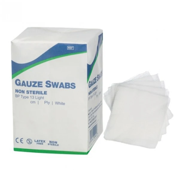 Hospital Disposable Medical Consumables 4x4 Medical Non Woven Gauze ...