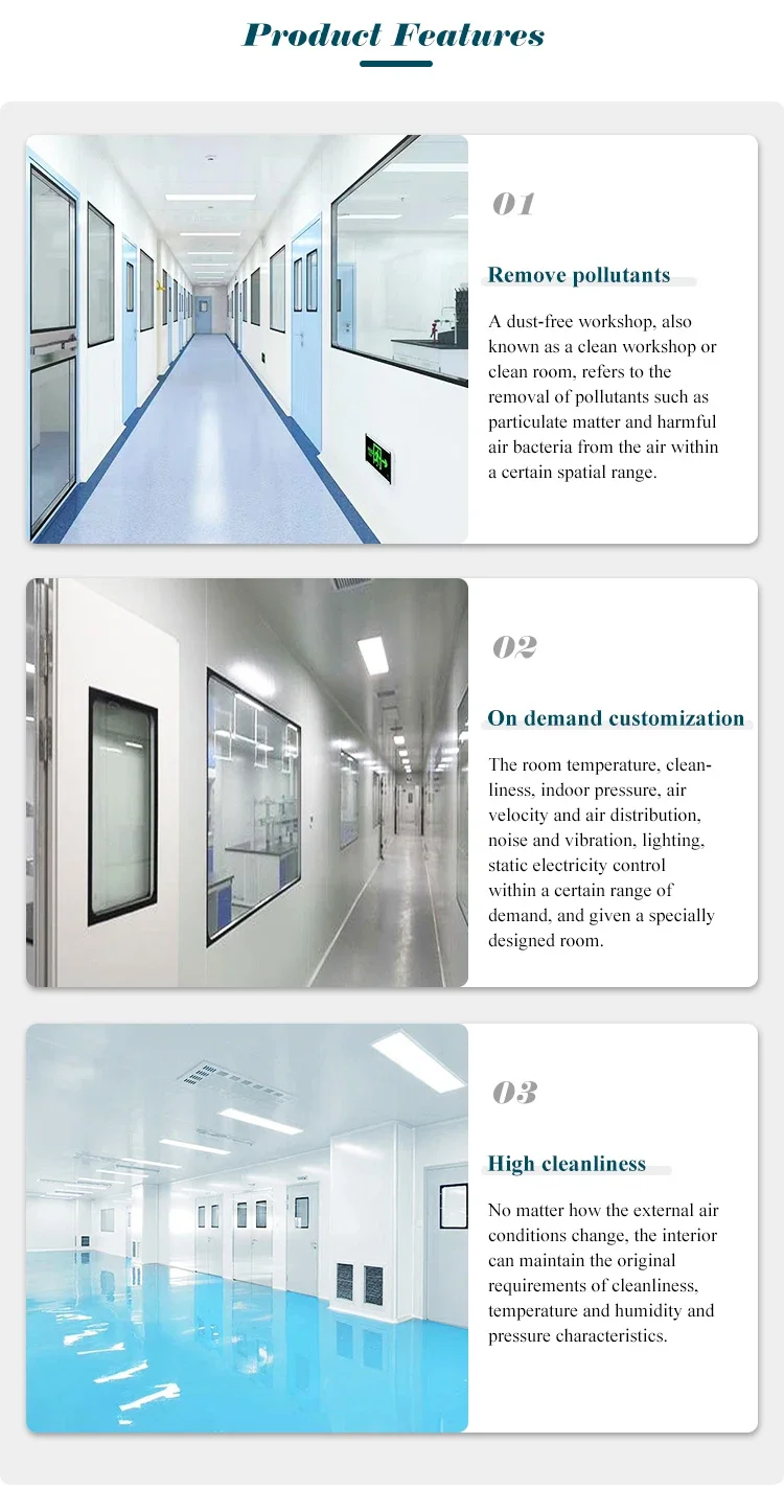 Cleanroom Design and Construction Modular Cleanroom System Dust Free ...