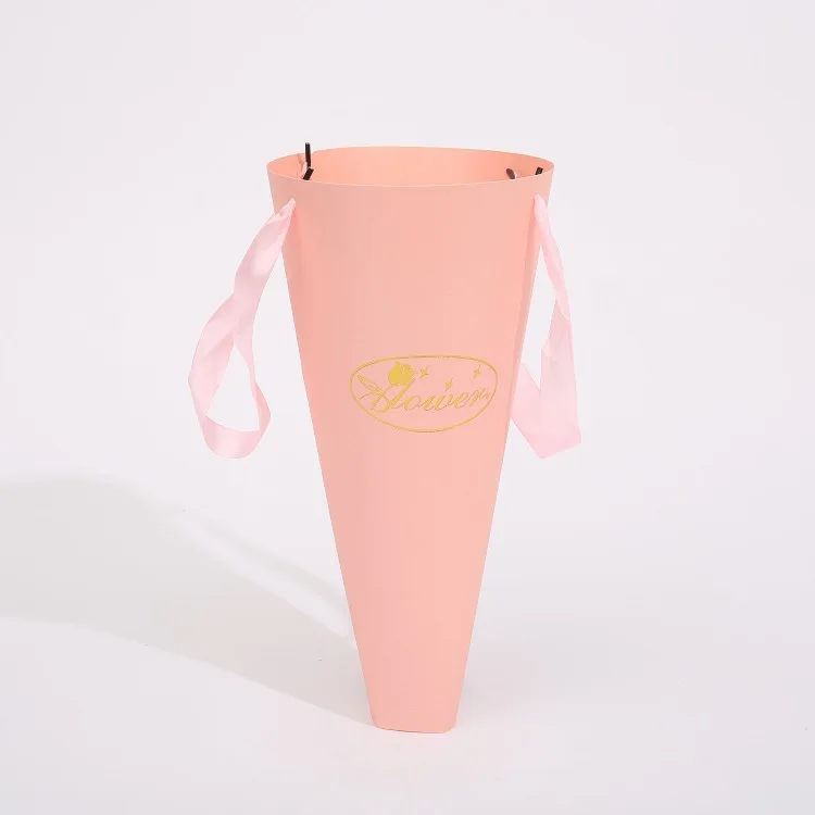 Ice Cream Cone Shape Packaging Paper Box Gift Flower Cones