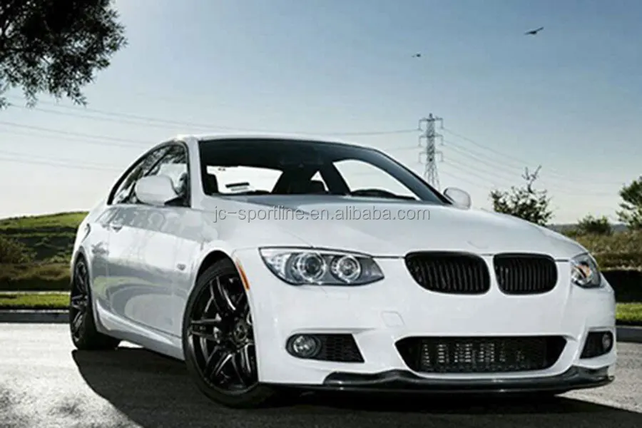 Carbon Fiber Front Bumper Lip Splitter Spoiler for BMW 3 Series E92 LCI ...