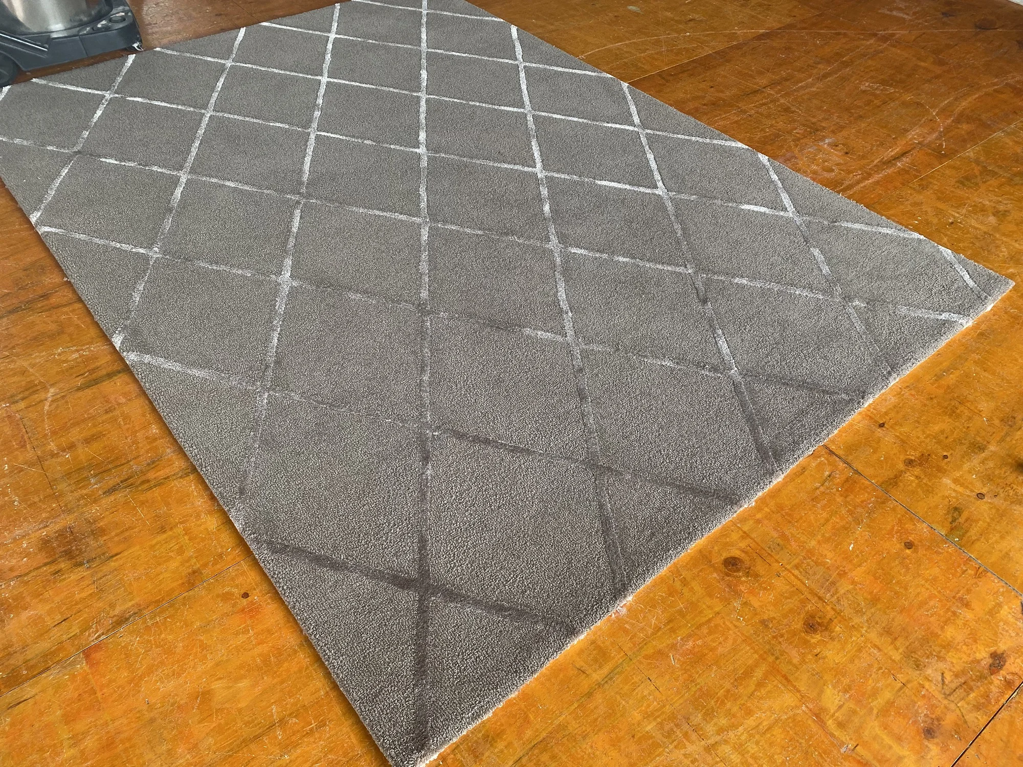 Factory Custom Hand Tufted Viscose Silk Carpet Loop Pile Wool Carpet ...