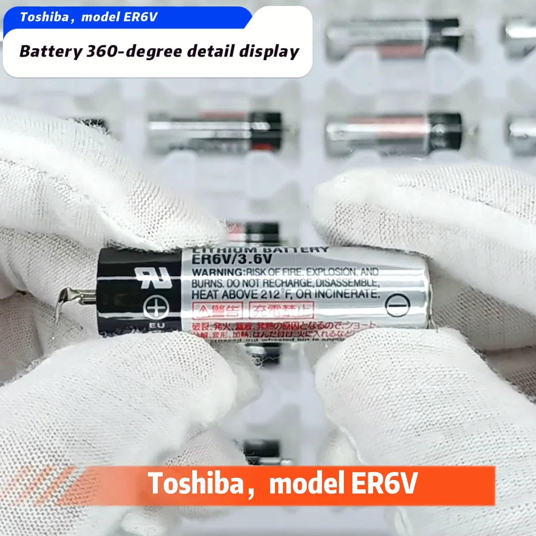 Toshiba Er6v 3.6v Primary Lithium Battery Suitable For Servo Drive Cnc ...
