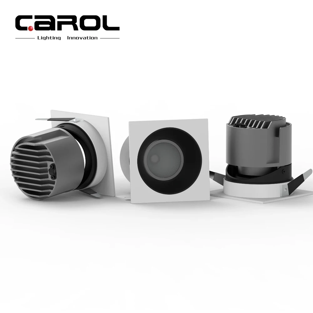 2021 New Spot Light Mini Square Down Light Led Anti Glare Slim Recessed ...