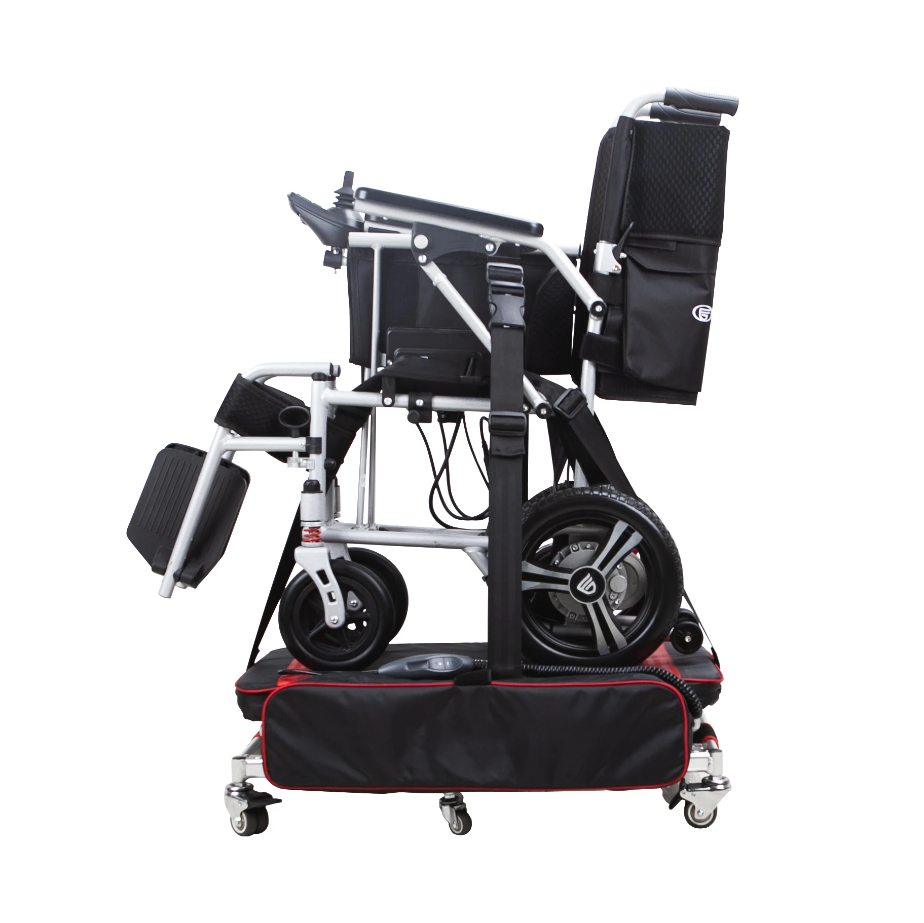 Portable Mini Scissor Lift for Wheelchairs - Lightweight Electric Hoist ...