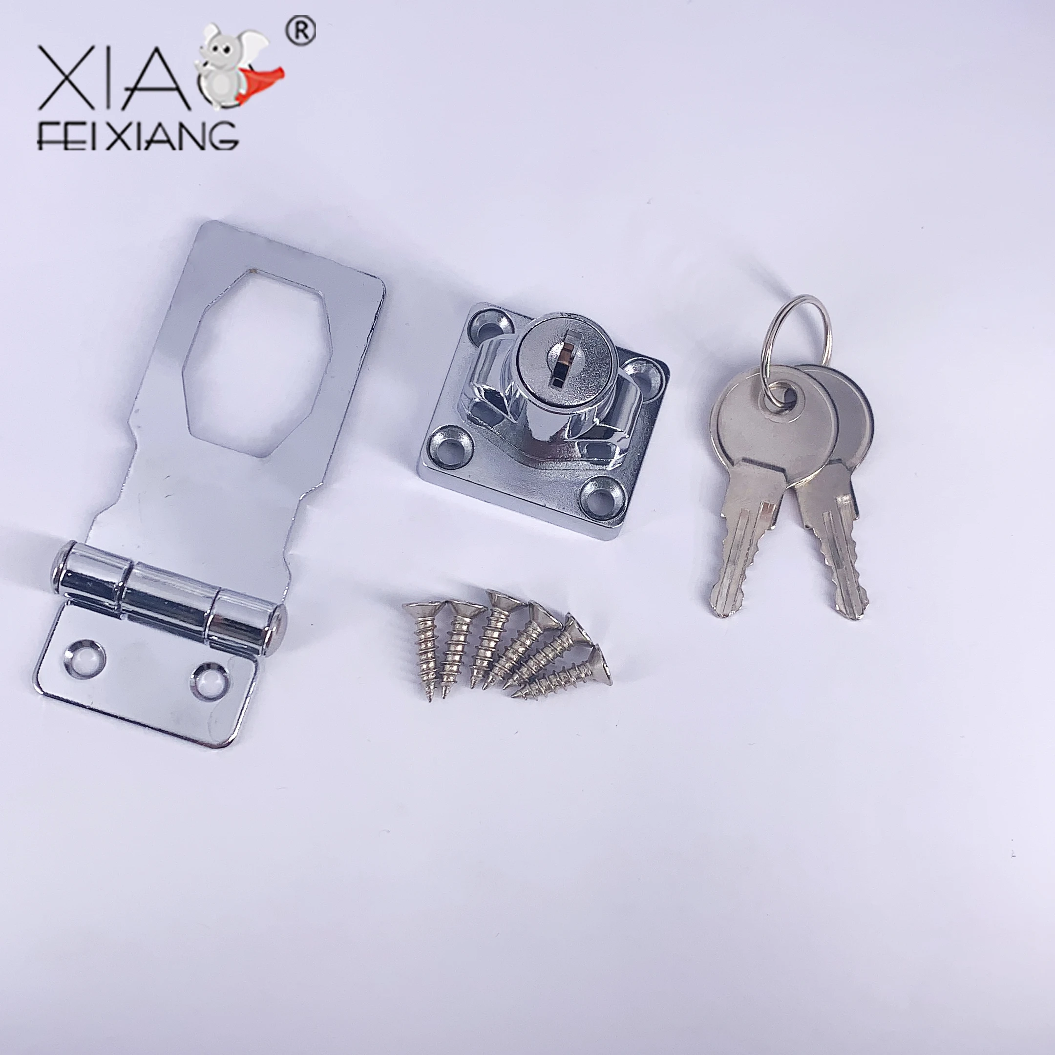 Metal Twist Knob Keyed Locking Hasp Locking Hasp Cabinet Door Lock For ...