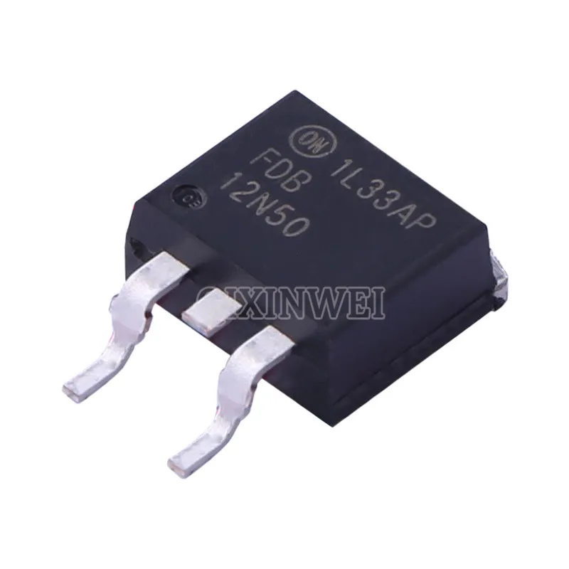 QXW Transistors N Channel Mosfet 500V 11.5A D2PAK MOS IC Chips FDB12N50 ...