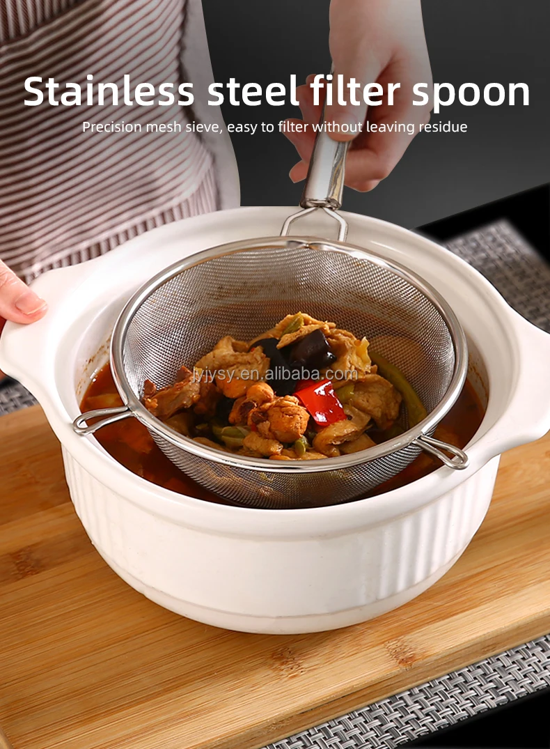 New Type Stainless Steel Filter Spoon Single Or Double Layer Mesh ...