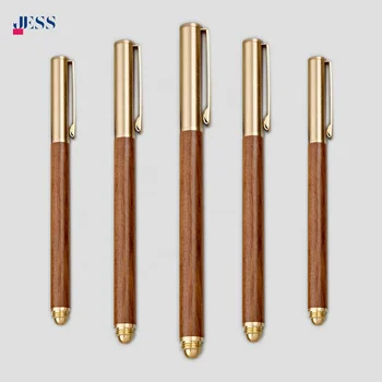 Solid Wood Brass Pen Business Signature Copper Pen High Grade Metal ...
