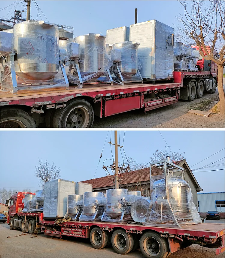 500/1000 Liter Pressure Cookers Stainless Steel Electric Industrial ...