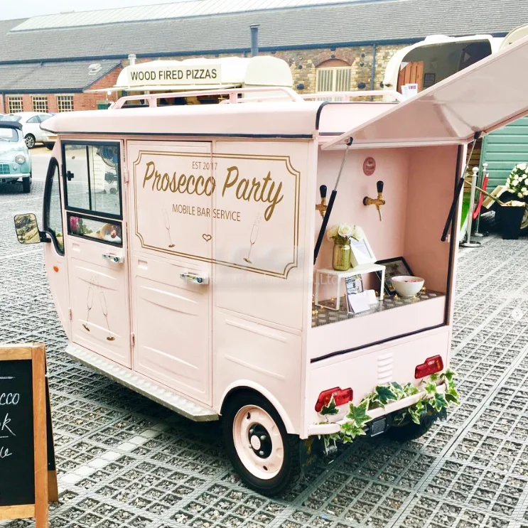 Electric Mobile Bar Tap Trucks - Vintage Food Cart Tricycles
