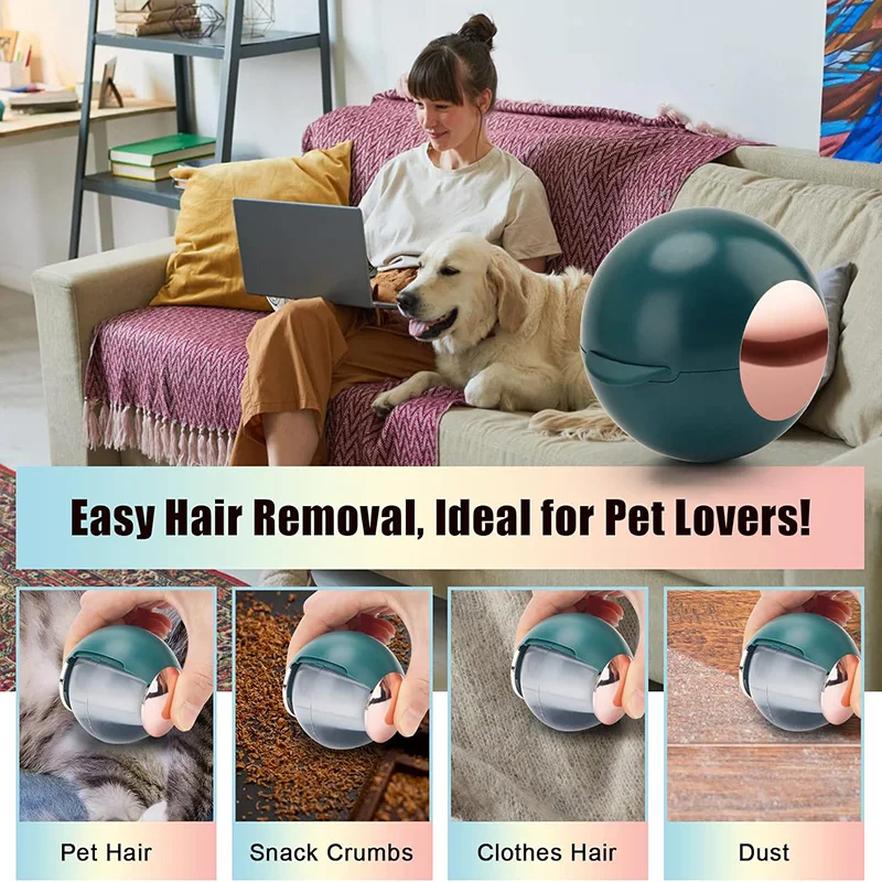 Wholesale Portable Reusable Sticky Cleaning Ball Pet Hair Remover ...