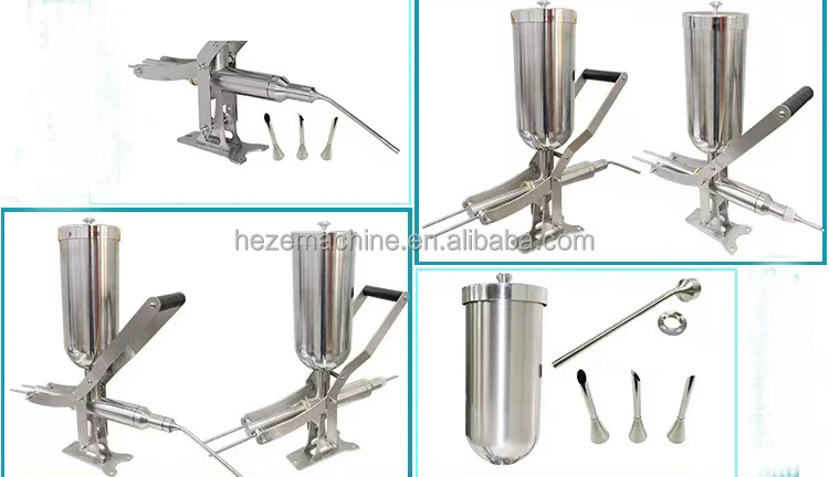 Stainless Steel Churros Filling Machine & Filler - Bakery Use, OEM