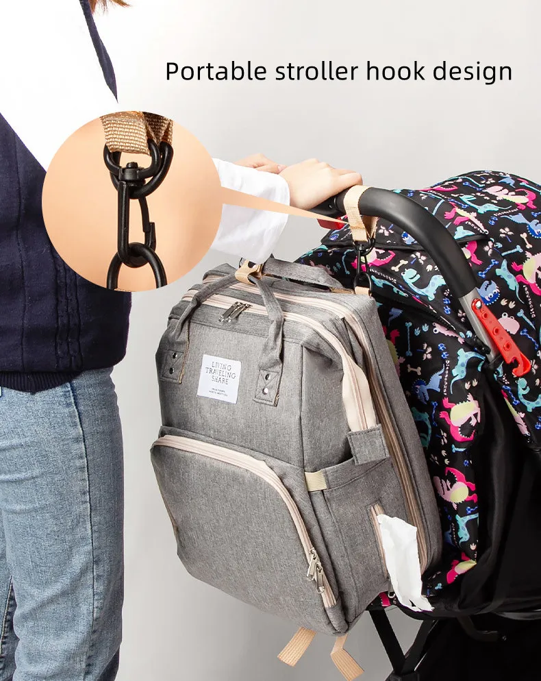 New Fashion Waterproof Baby Portable Folding Crib Baby Bed Mummy Bag ...