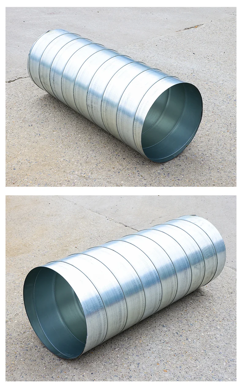 Galvanized Air Duct for Industrial Workshop Hotel Basement Ventilation ...