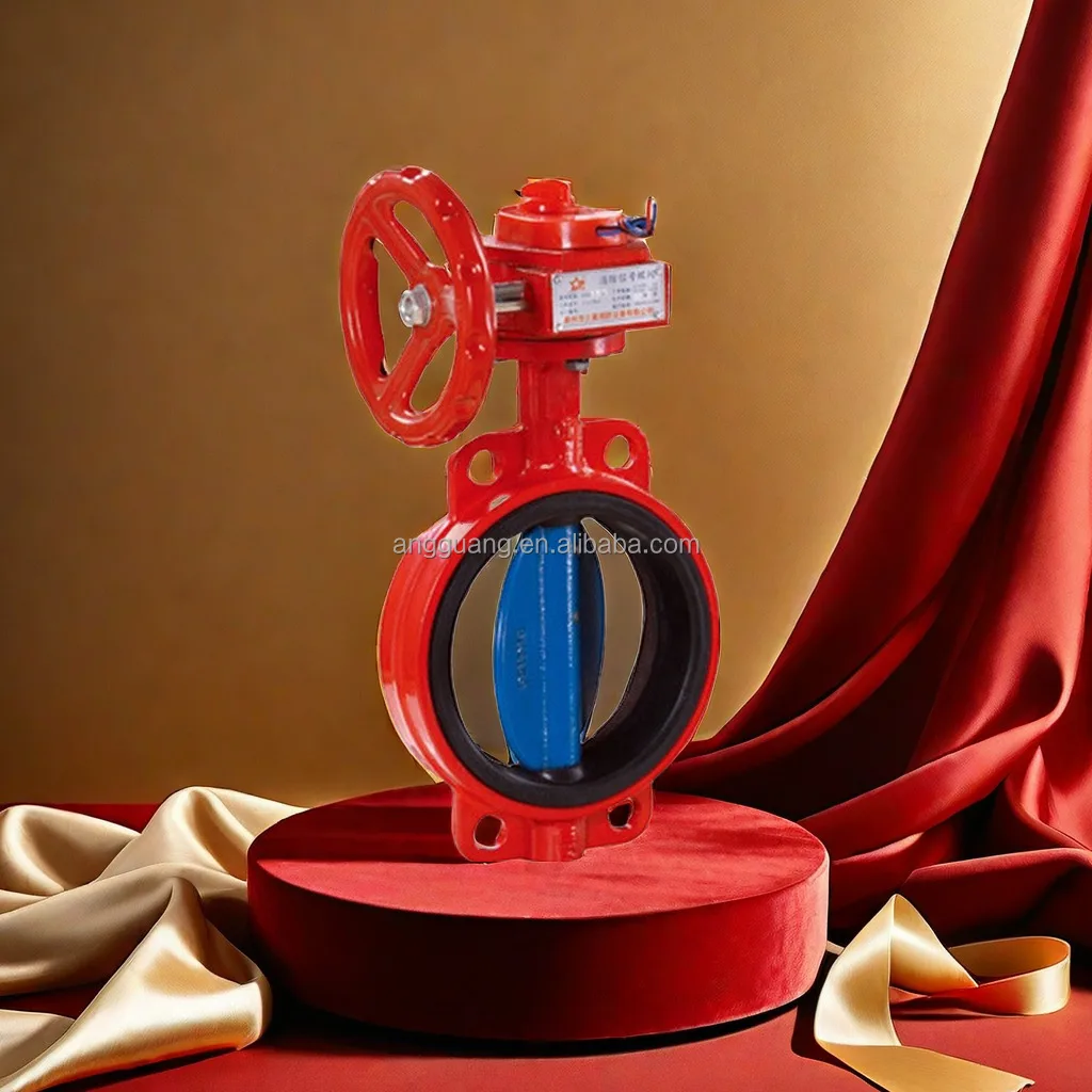 Guangmin High Performance Signal Butterfly Valve For Firefighting ...