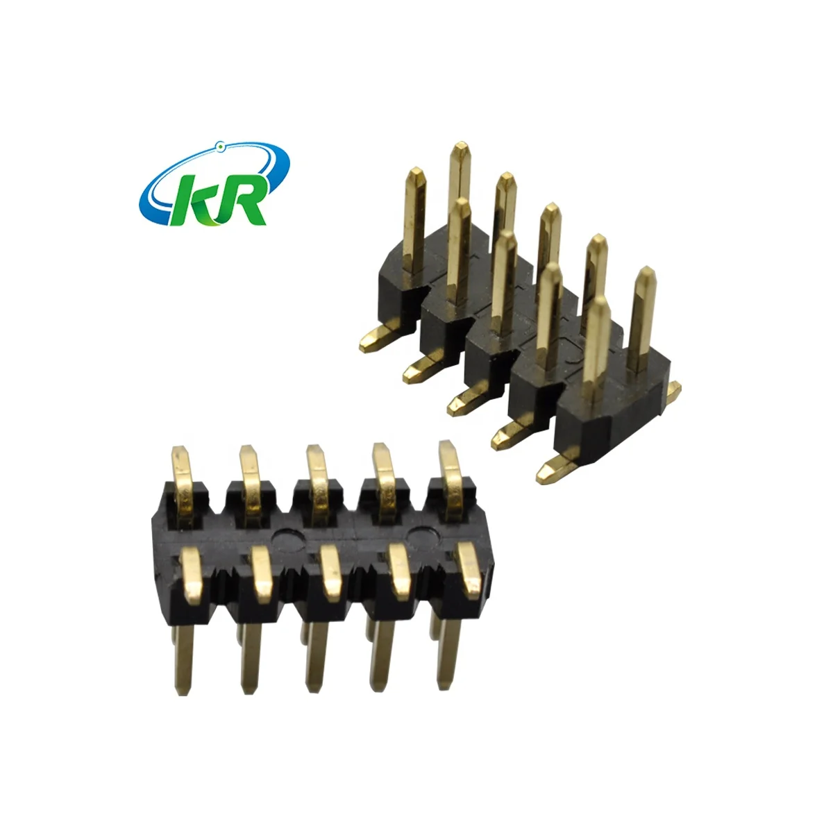 Kr2006 2mm Pitch Male Pin Header Straight Gold Plated Pcb Connector ...