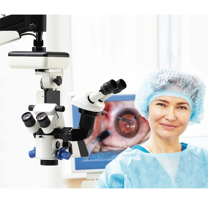 OPM500 Ophthalmic Operating Microscope with LED Bulb 5 Step