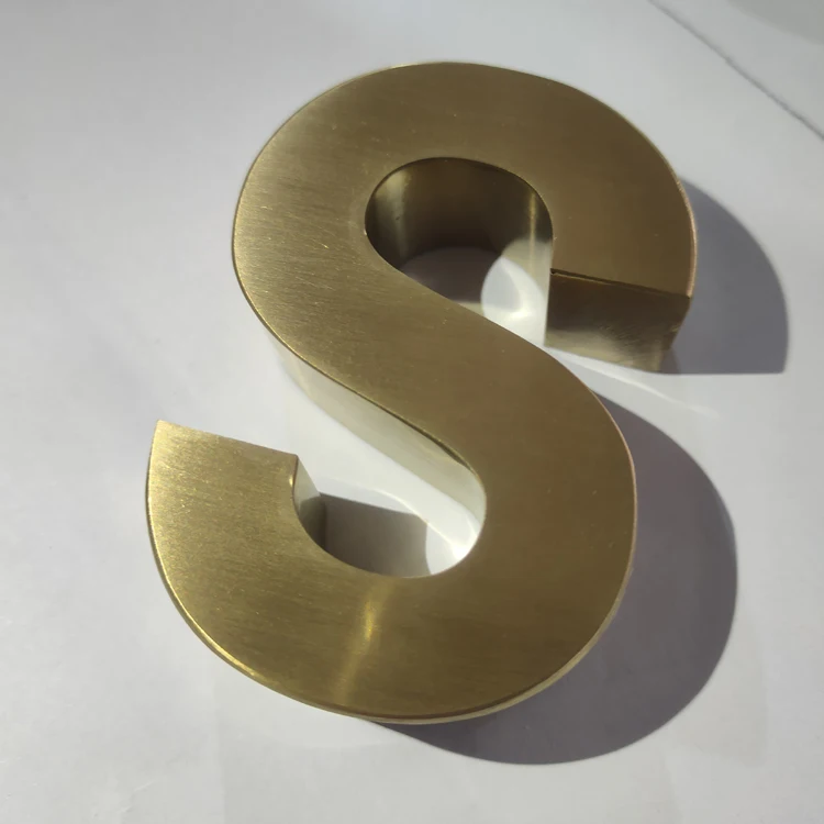 Gold Metal Wall Letters at Charlie Ortega blog