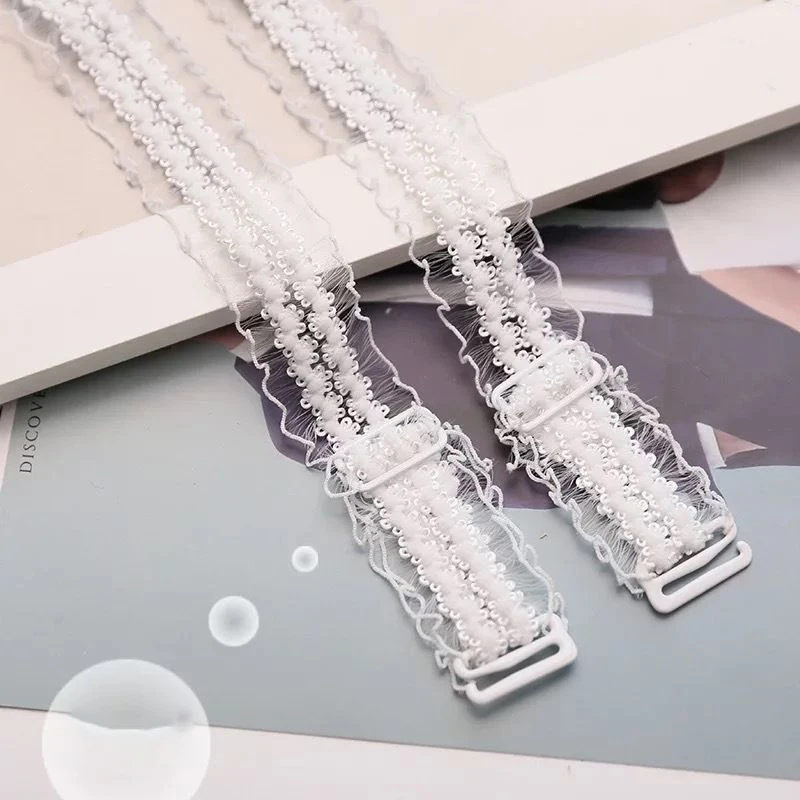 Finetoo 2024 Bra Lace Strap New Women Elastic Shoulder Adjusted Straps ...
