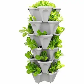 Factory Price Strawberry Planter Vertical Flower Pot Hydroponic System ...